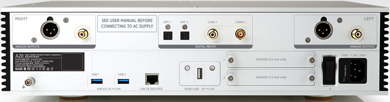 Aurender A20 reference analog output network player Review - Page 2 of 3 - Dagogo | Page 2